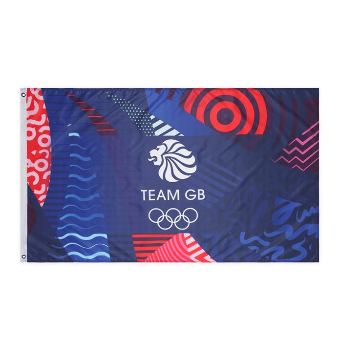 Team GB Abstract 5x3 Flag
