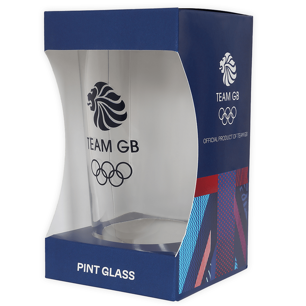 Team GB Logo Pint Glass